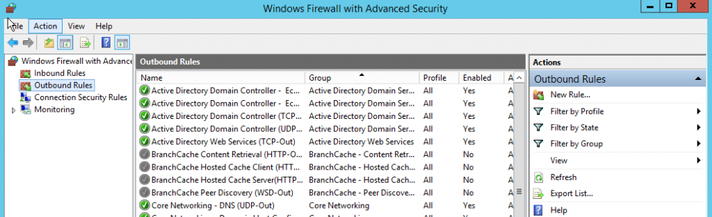 How to use Windows Firewall to Authorize Connections | Network Wrangler ...