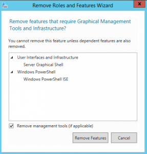 Converting a Windows Server with GUI to Server Core and vice versa ...