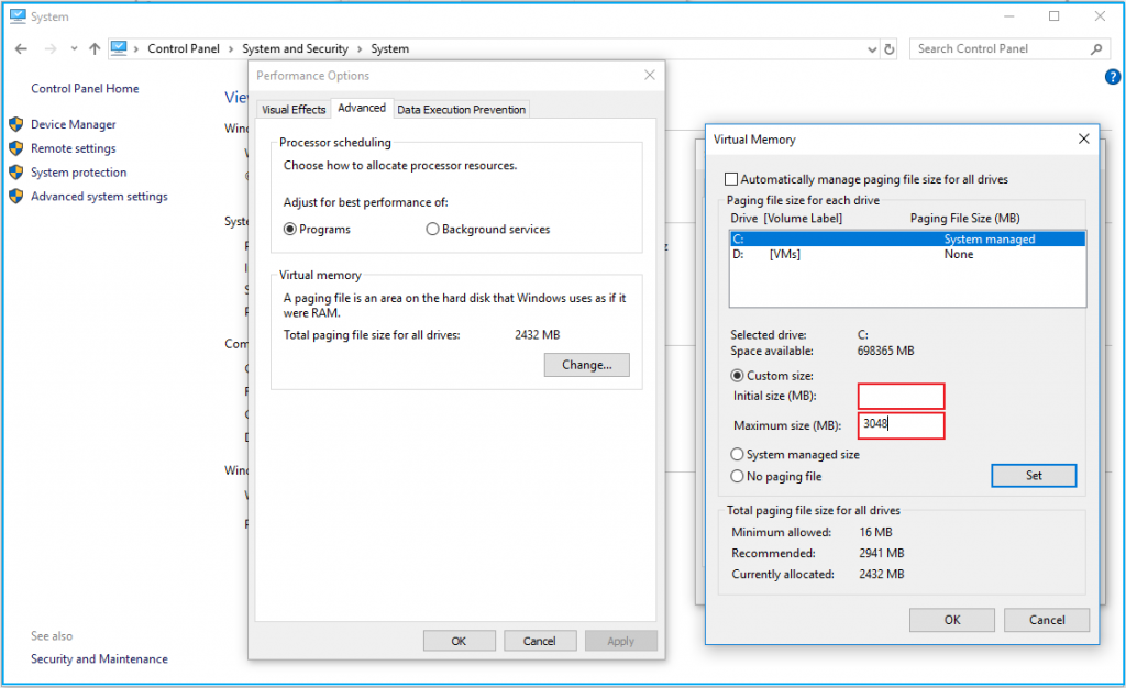 Paging File Percent Of Usage Counter Network Wrangler Tech Blog
