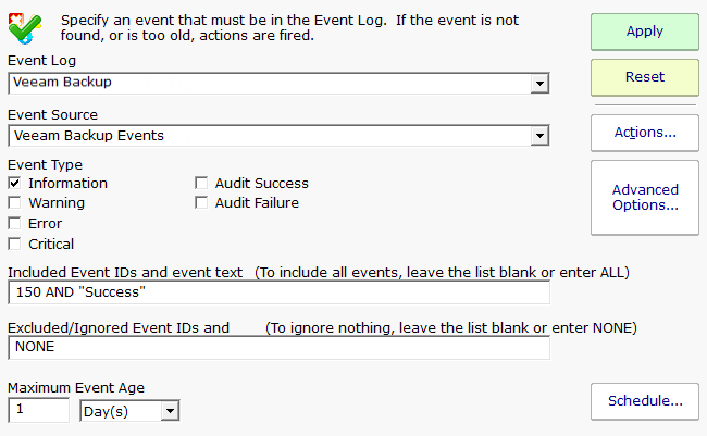 PA File Sight Documentation - How to Monitor Backup Success
