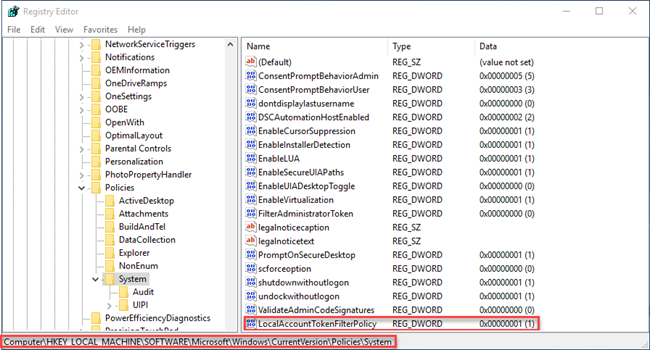 PA Storage Monitor Documentation - How to Disable Remote UAC